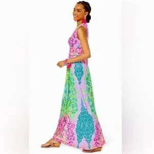 Lilly Pulitzer | Dresses | Nwot Lilly Pulitzer Pearce Maxi Dress Multi ...